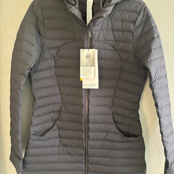 lululemon athletica | Jackets & Coats | Nwt Lululemon Black Packet Down ...